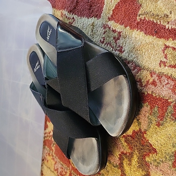 Dansko | Shoes | Dansko Black Slide Sandal | Poshmark